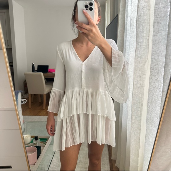 Zara | Dresses | Zara Sheer Dress | Poshmark